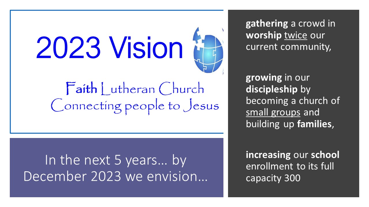 Mission, Vision, Values – Faith Lutheran Church