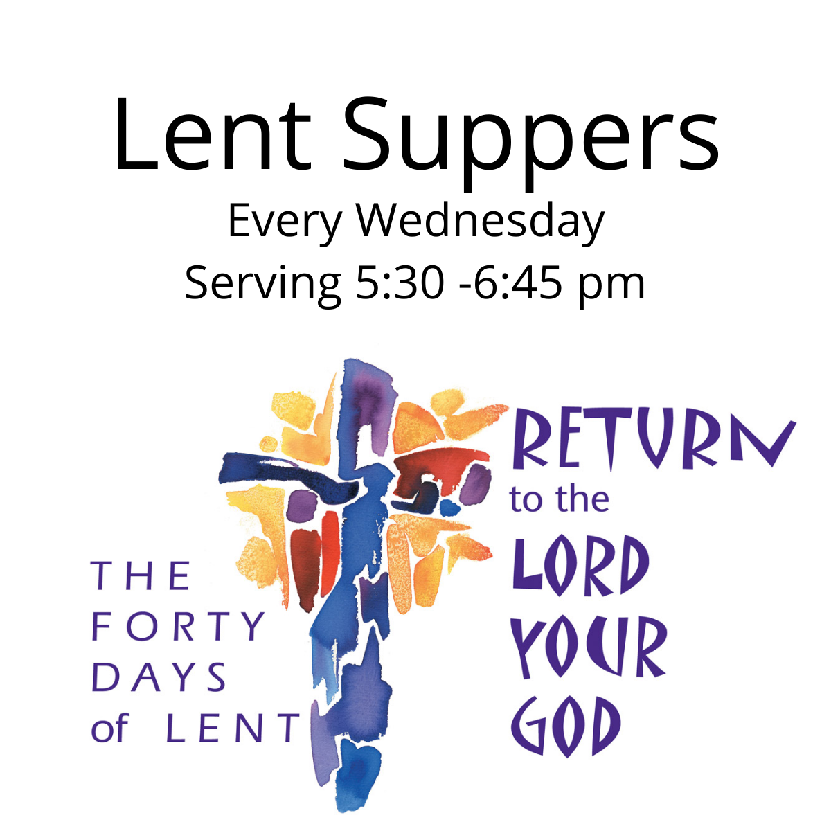 zzzLent Suppers – Every Wednesday 5:30-6:45 pm – Faith Lutheran Church